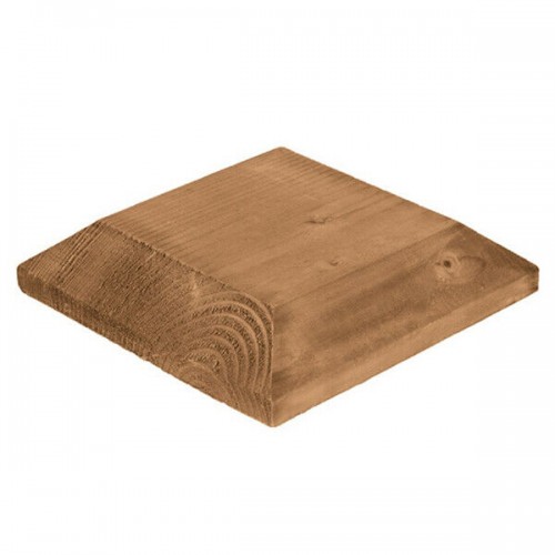 Post Caps (for 3x3 posts) - 4" x 4" BROWN